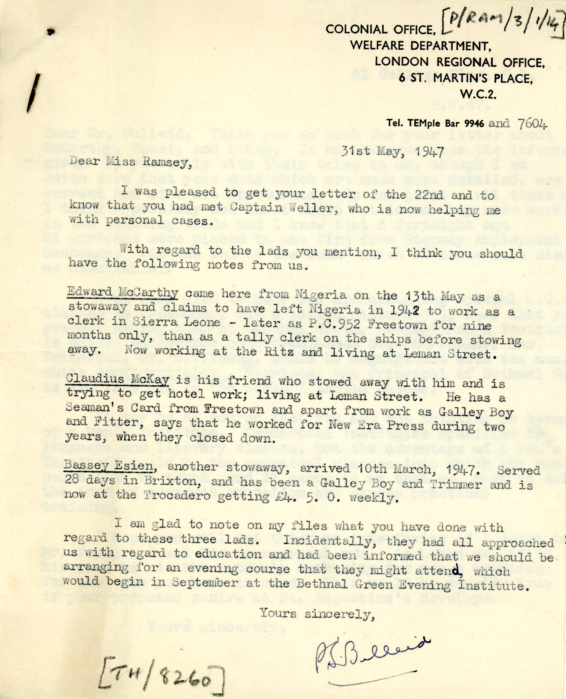 Seafarers and stowaways in ‘London’s Harlem’ / Our Migration Story