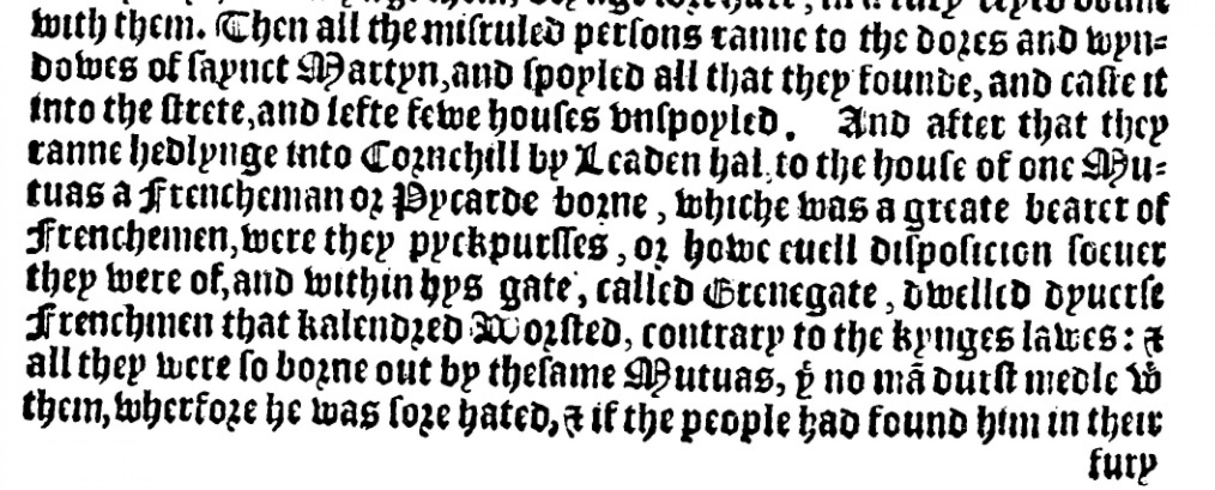Evil May Day: anti-alien riots in 1517 / Our Migration Story