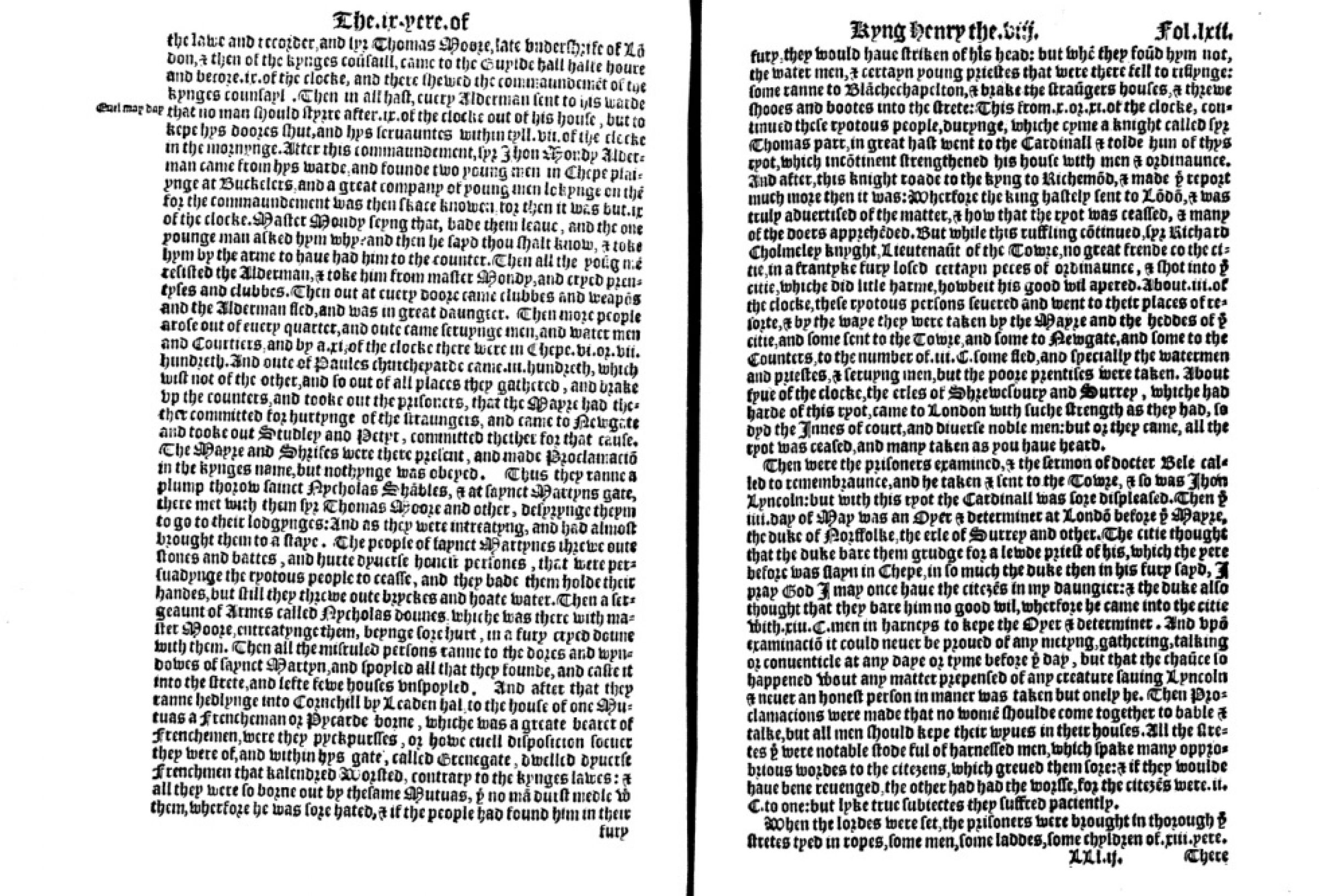 Evil May Day: anti-alien riots in 1517 / Our Migration Story